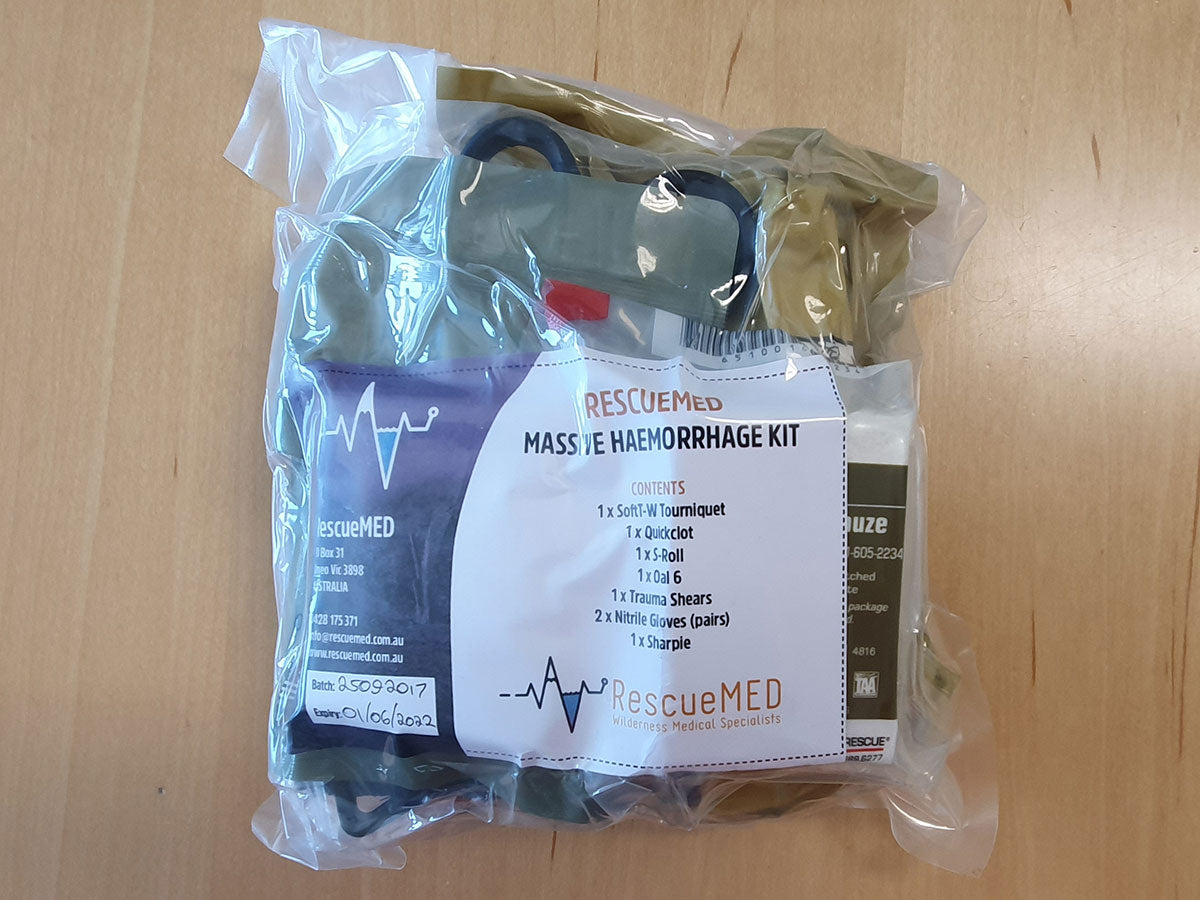Massive Haemorrhage Kit – with Quickclot – RescueMED